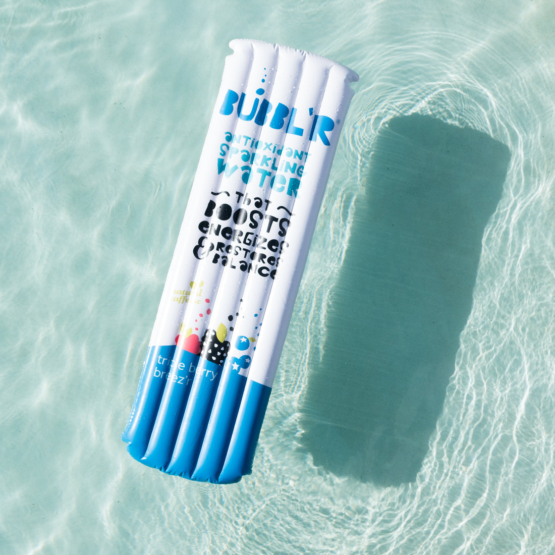 BUBBL'R inflatable pool float - triple berry breez'r – drinkbubbl'rstore