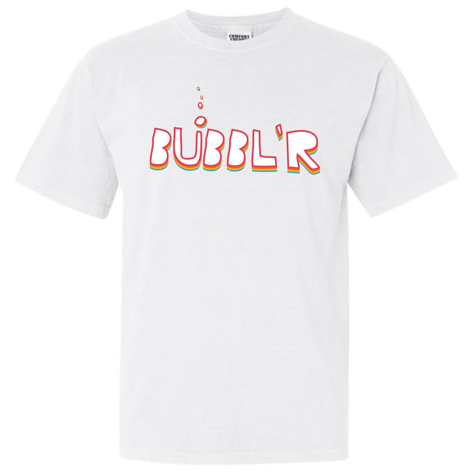 BUBBL'R Lov'r logo tee - white – drinkbubbl'rstore